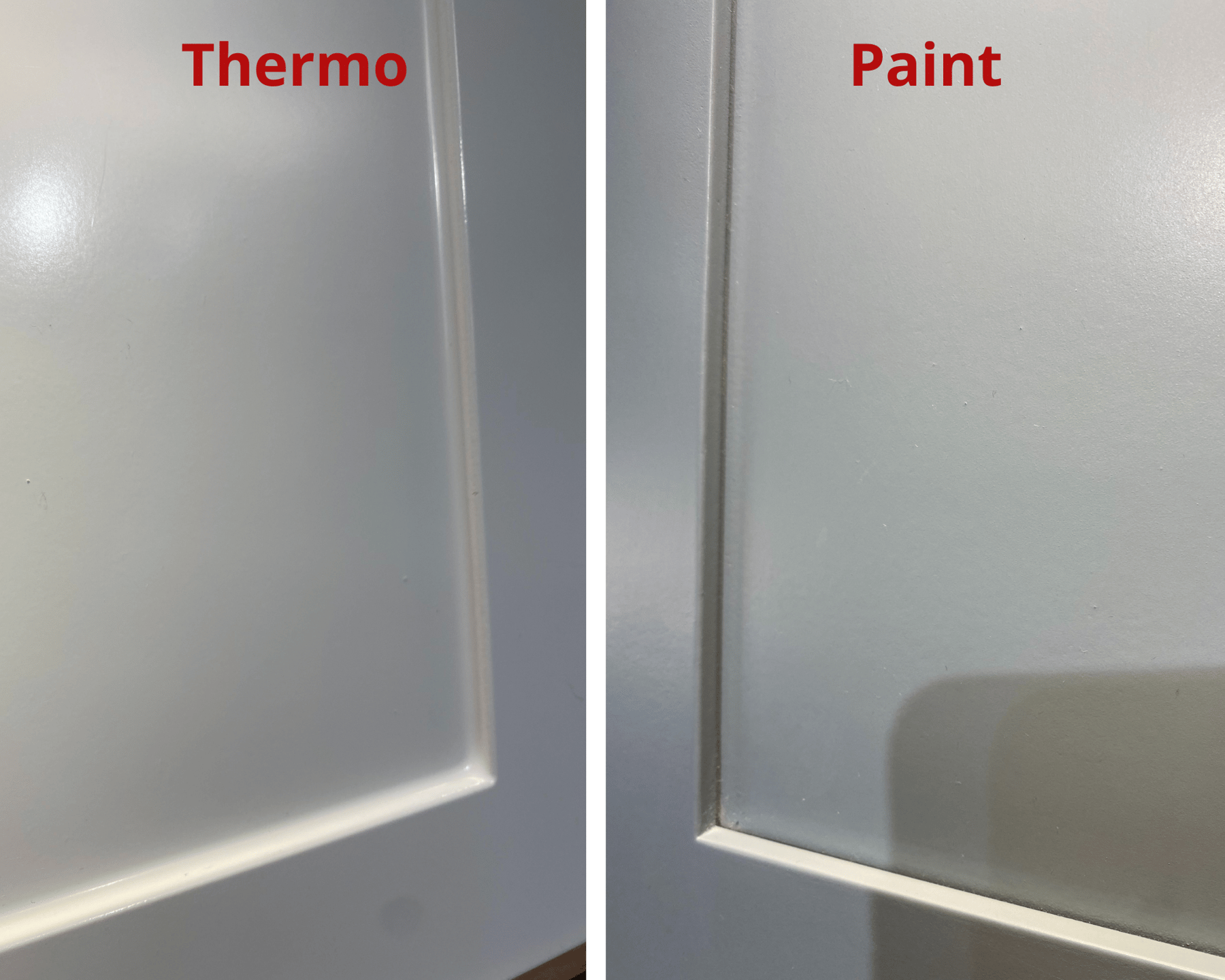 Thermofoil vs. Melamine Kitchen Cabinets