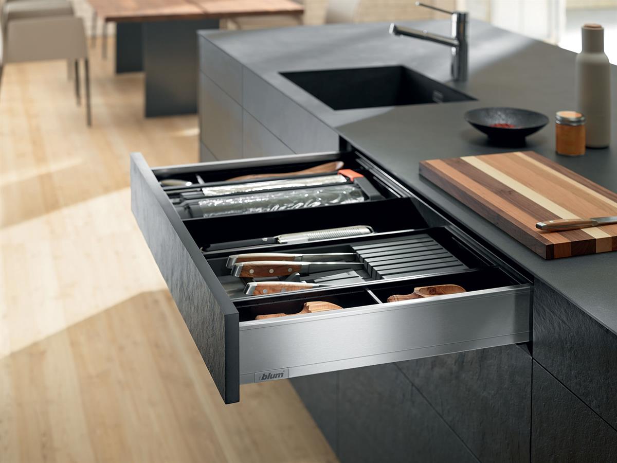 Comparing Blum's Kitchen Cabinet Drawers Systems