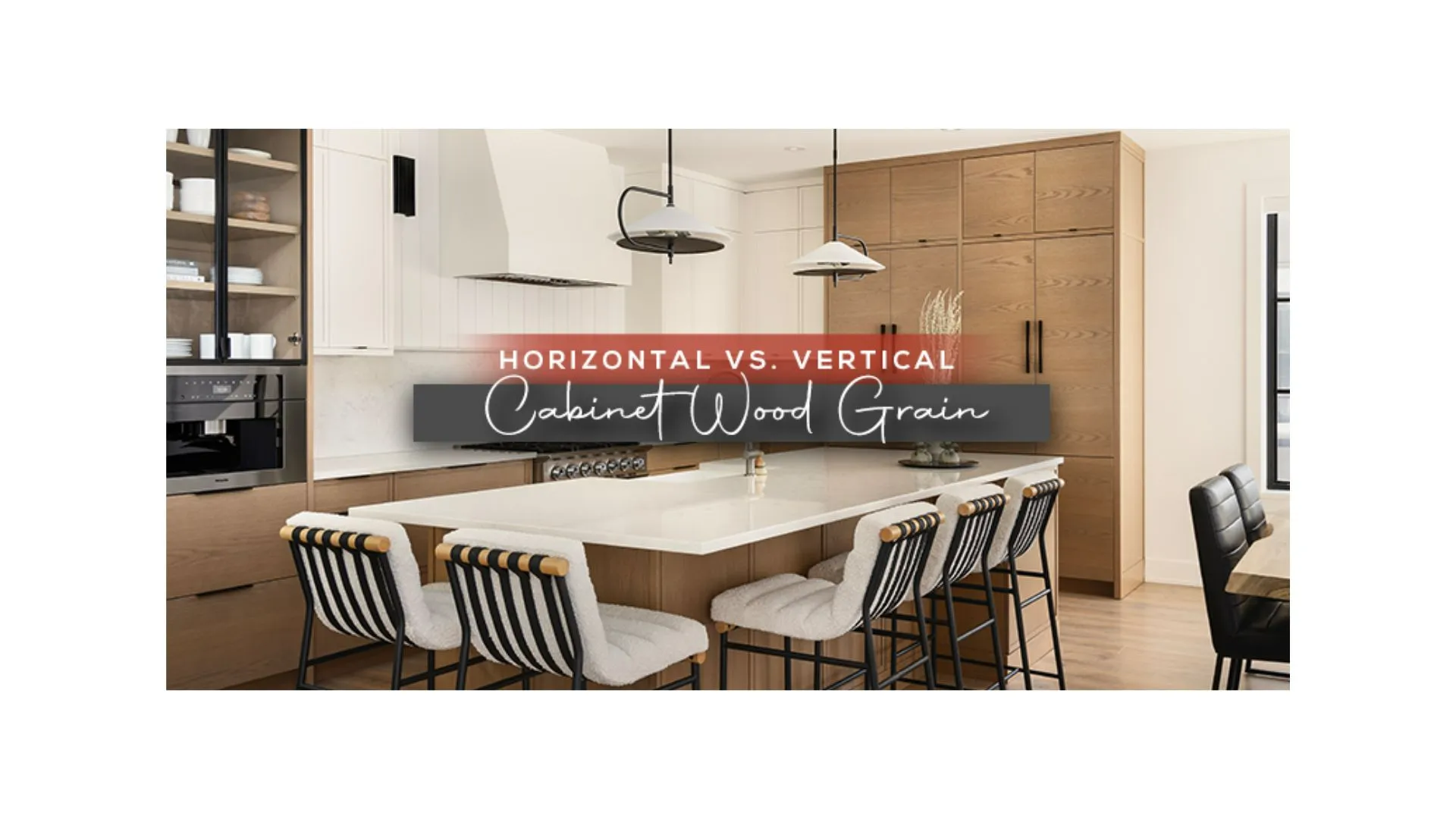 Horizontal vs. Vertical Cabinet Wood Grain